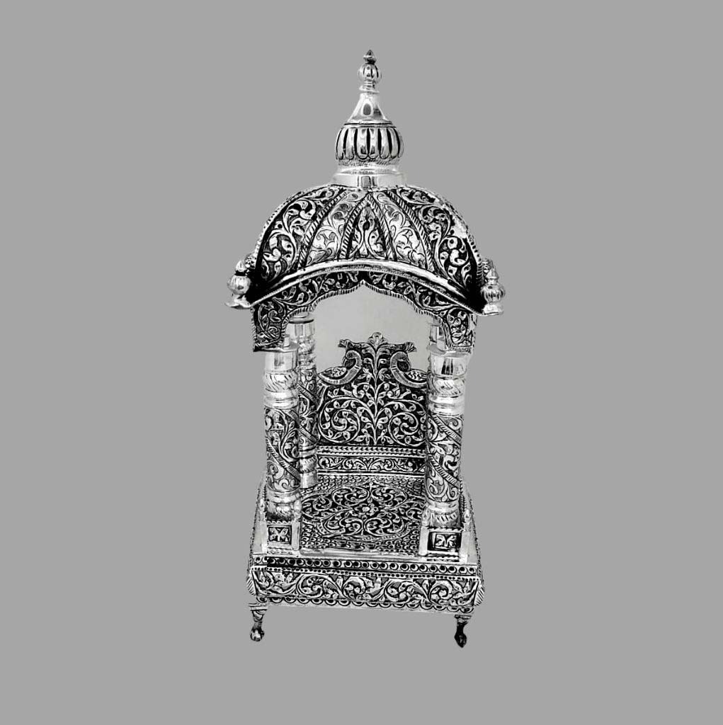 Antique nagas silver mandapam - jewelnidhi.com